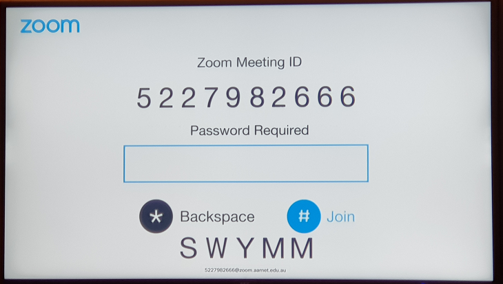 IT Help - Video Conference room - Join using SIP address (manual dial ...