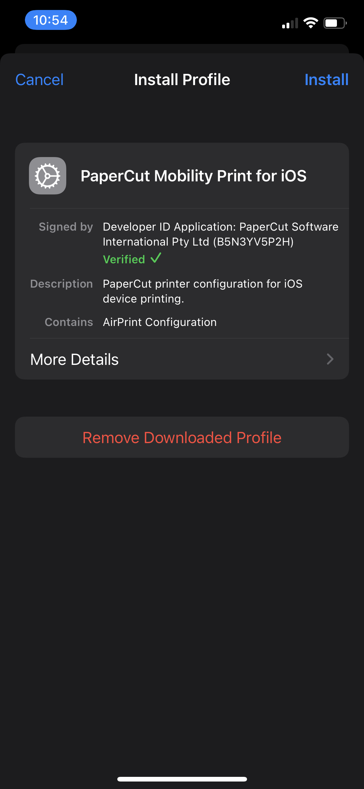 IT Help - Print@Deakin - Installing Deakin Print on Personal IOS device ...