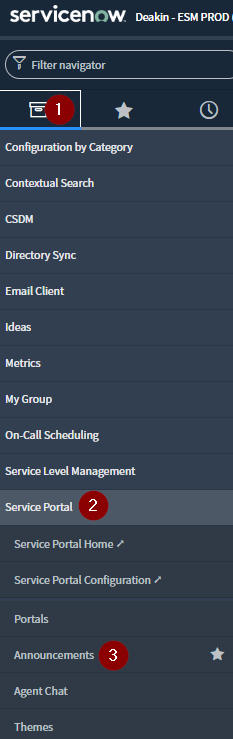 IT Help - Managing Announcement Banners in ServiceNow - IT Help