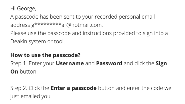 IT Help - Duo Mobile (MFA) – Requesting a Bypass Code (Passcode) - IT Help