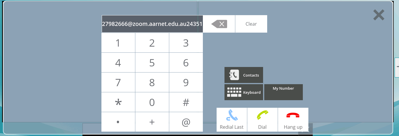 IT Help - Video Conference room - Join using SIP address (manual dial ...