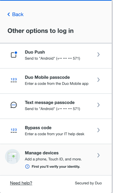 IT Help - Switching from Duo SMS to the Duo Mobile App - IT Help