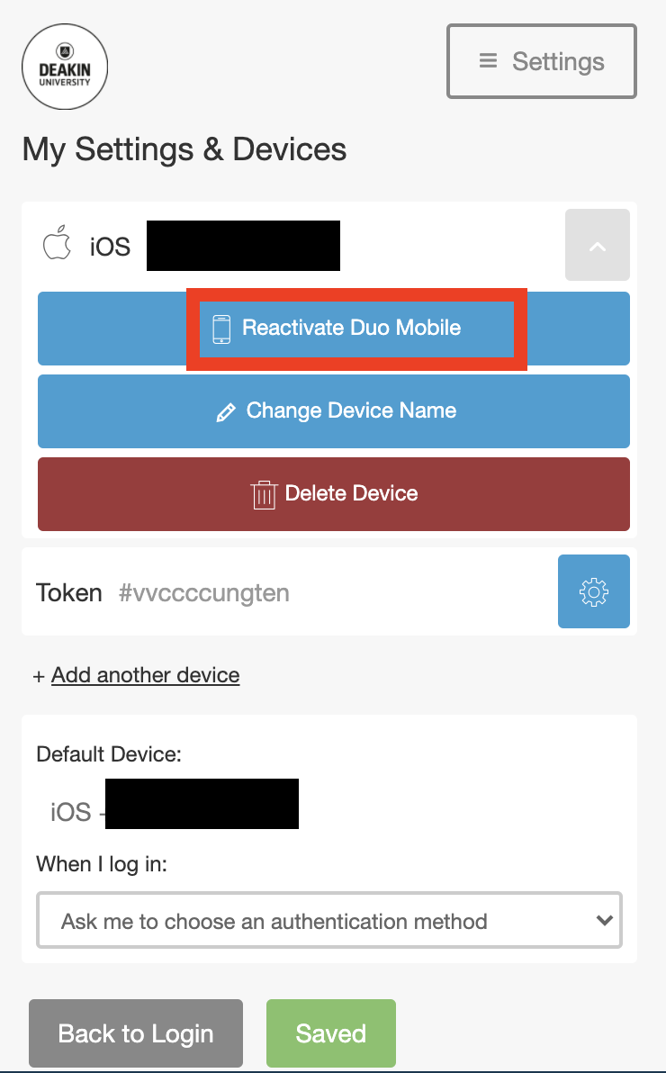 IT Help - Duo Mobile (MFA) – Restore Duo Mobile - IT Help