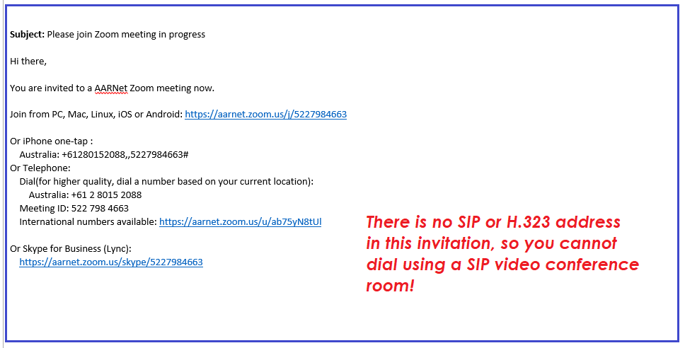IT Help - Video Conference room - Join using SIP address (manual dial ...
