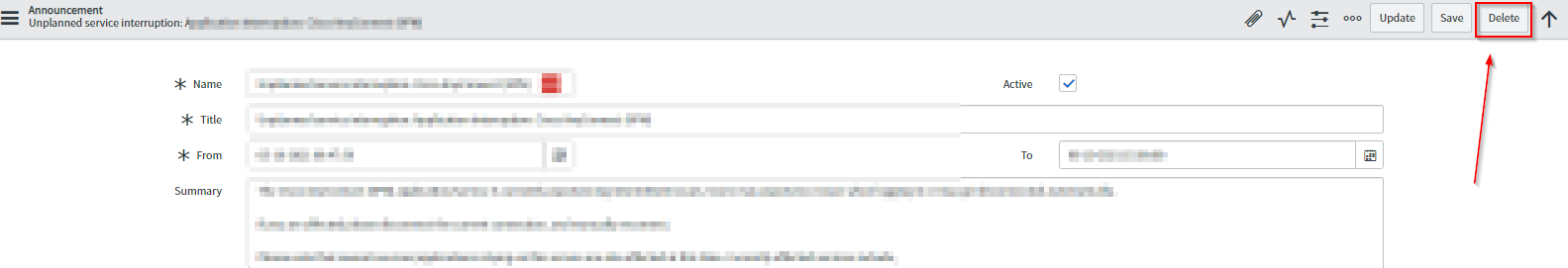 IT Help - Managing Announcement Banners in ServiceNow - IT Help